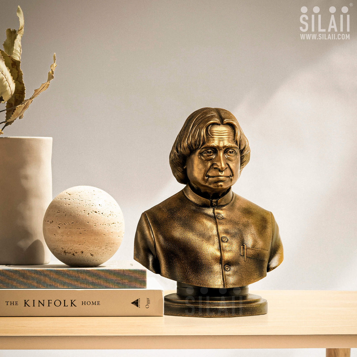 Bust Sculpture of Dr APJ Abdul Kalam | Buy Now! | SILAII.COM