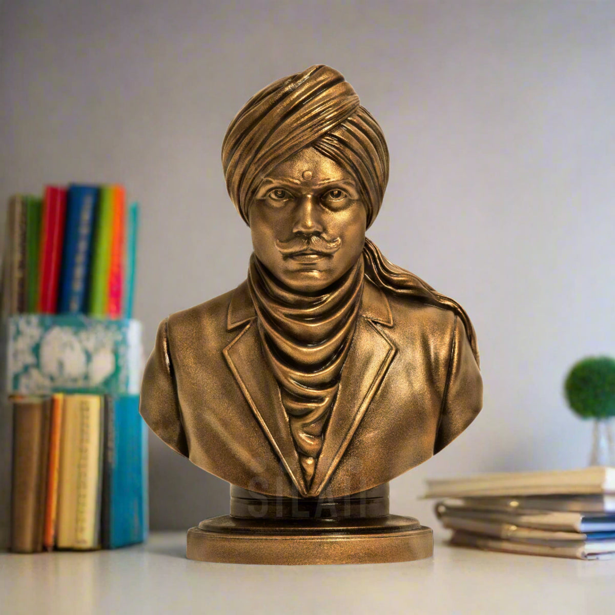 Mahakavi Bharathiyar Sculpture 5" - Campaign Edition – SILAII