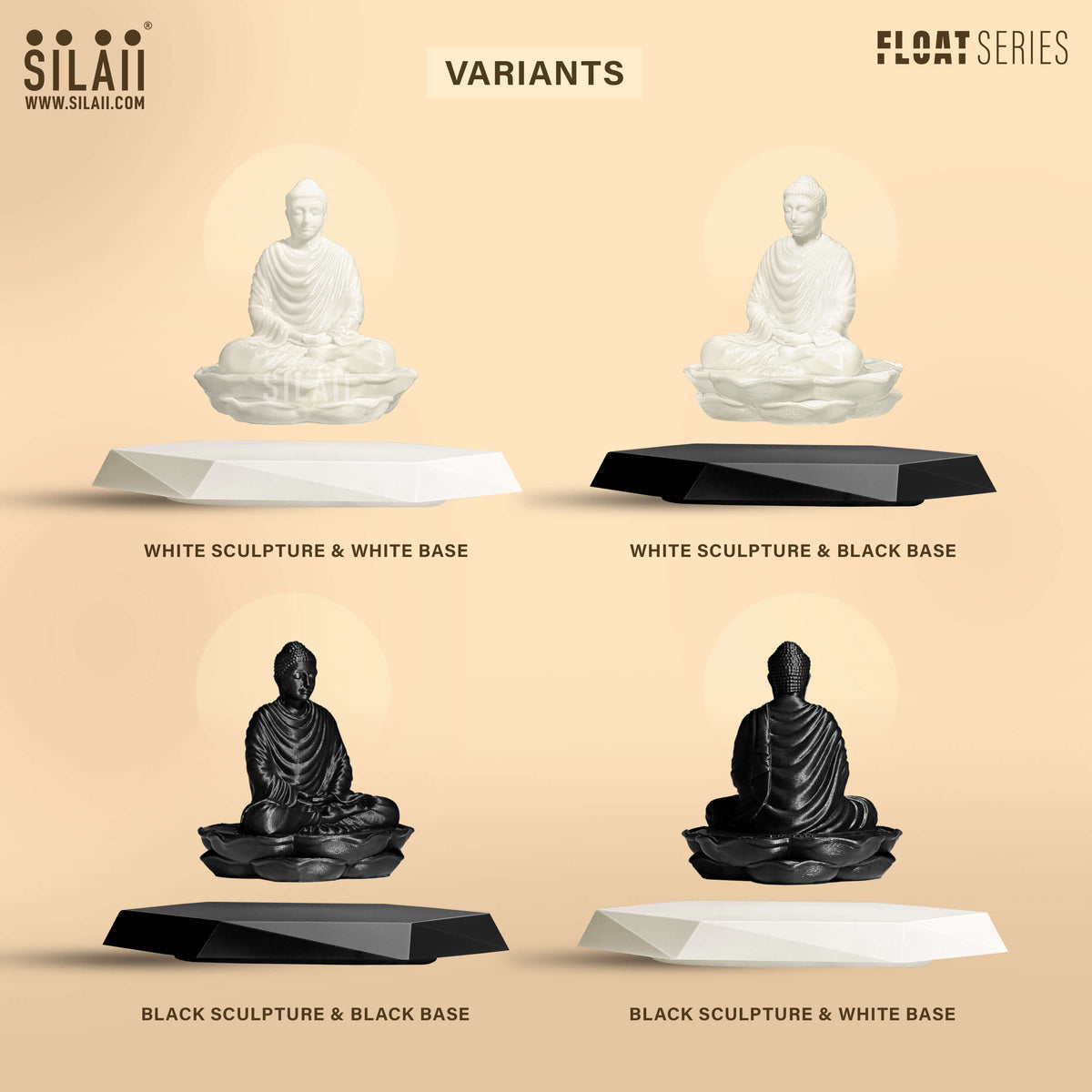 Buddha Levitating Sculpture | Buy Now | SILAII.COM