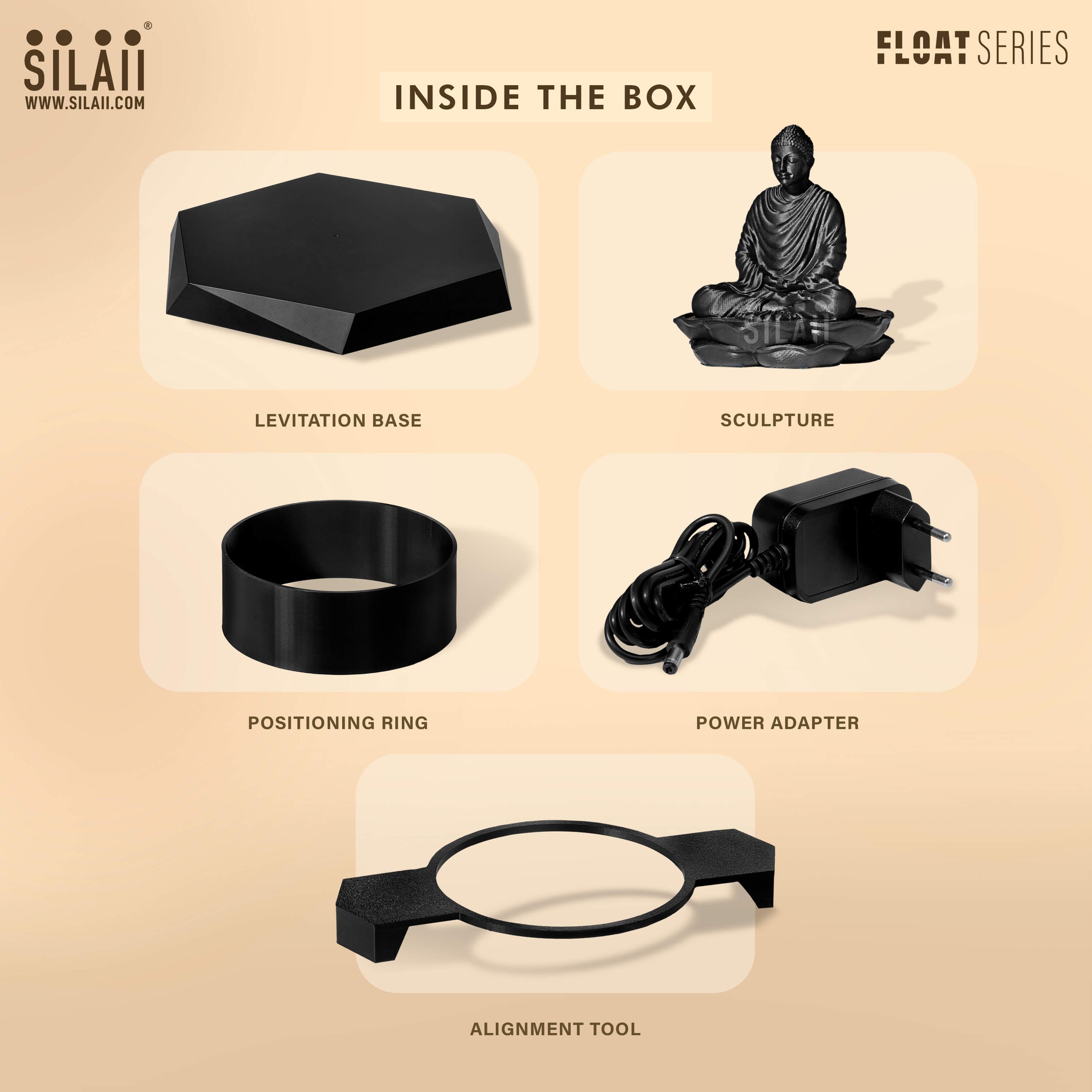 Buddha Levitating Sculpture | Buy Now | SILAII.COM