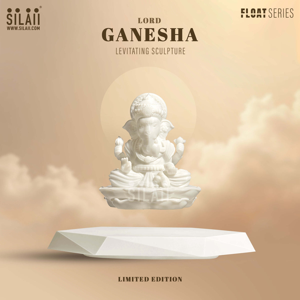 Lord Ganesha Levitating Sculpture | Buy Now | SILAII.COM