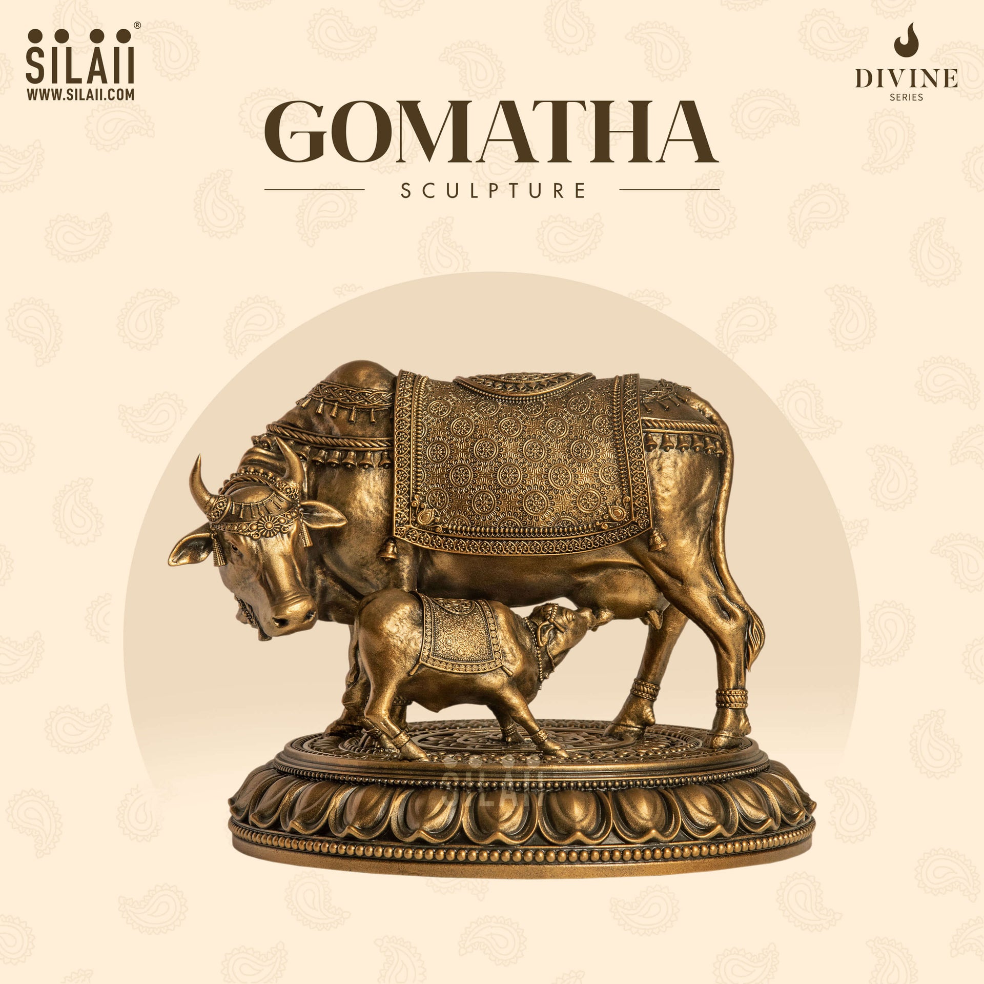 Gomatha Sculpture | Buy now | SILAII.COM