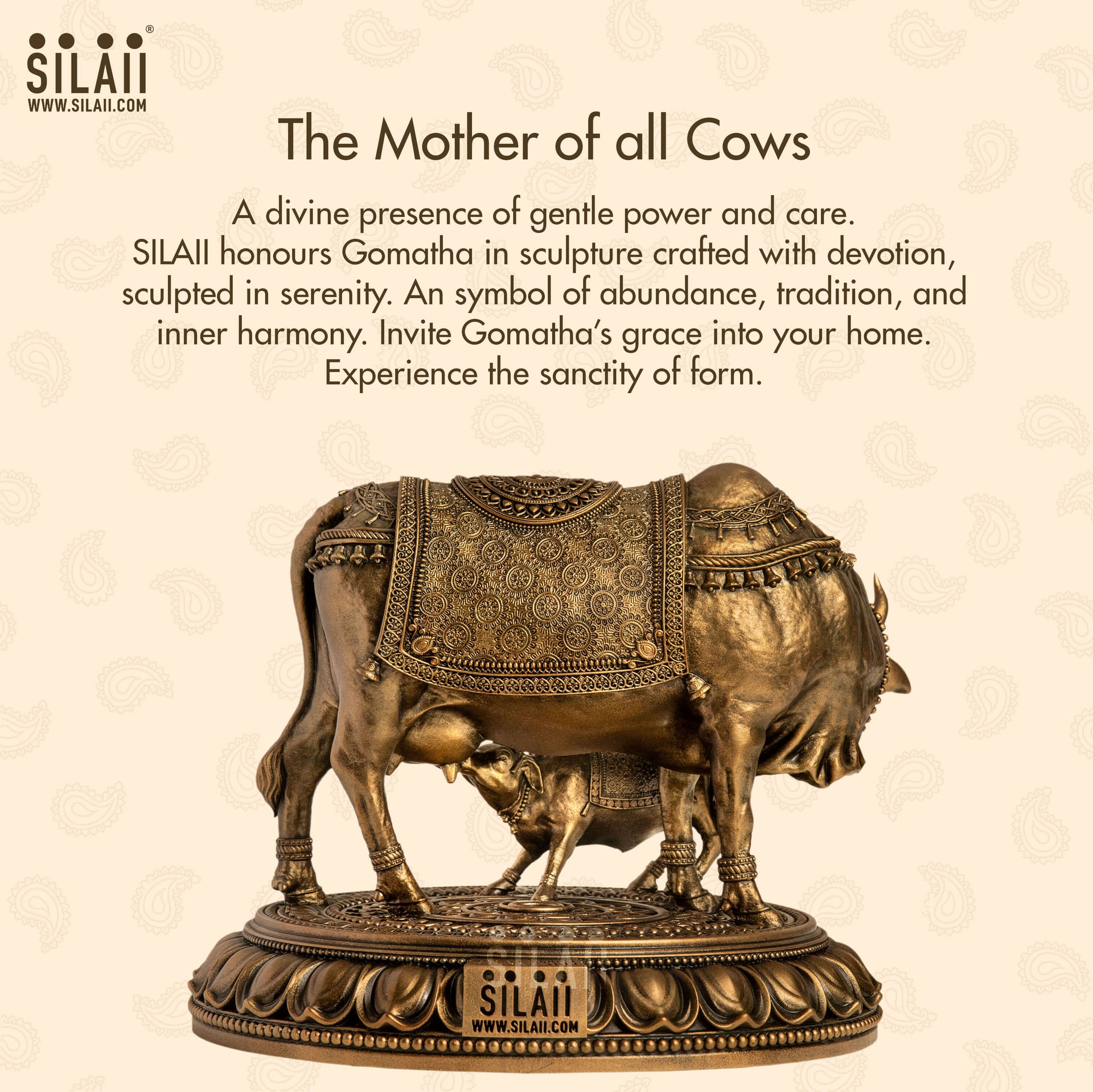 Gomatha Sculpture | Buy now | SILAII.COM