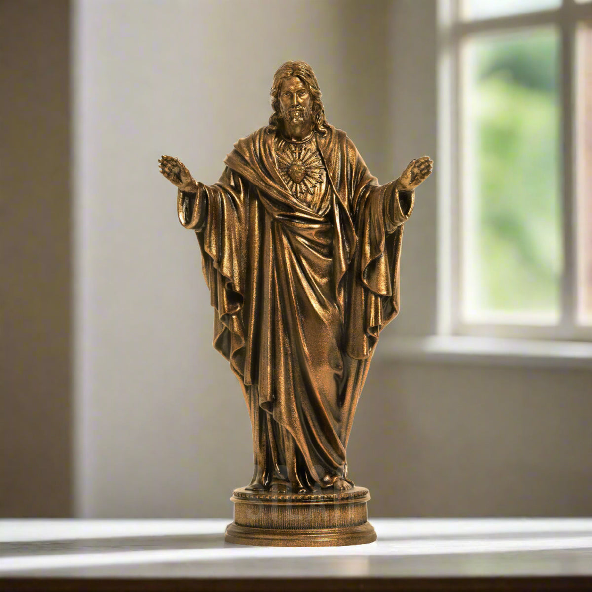 The Sacred Heart of Jesus - Full Figure Sculpture | Buy Now | SILAII.COM