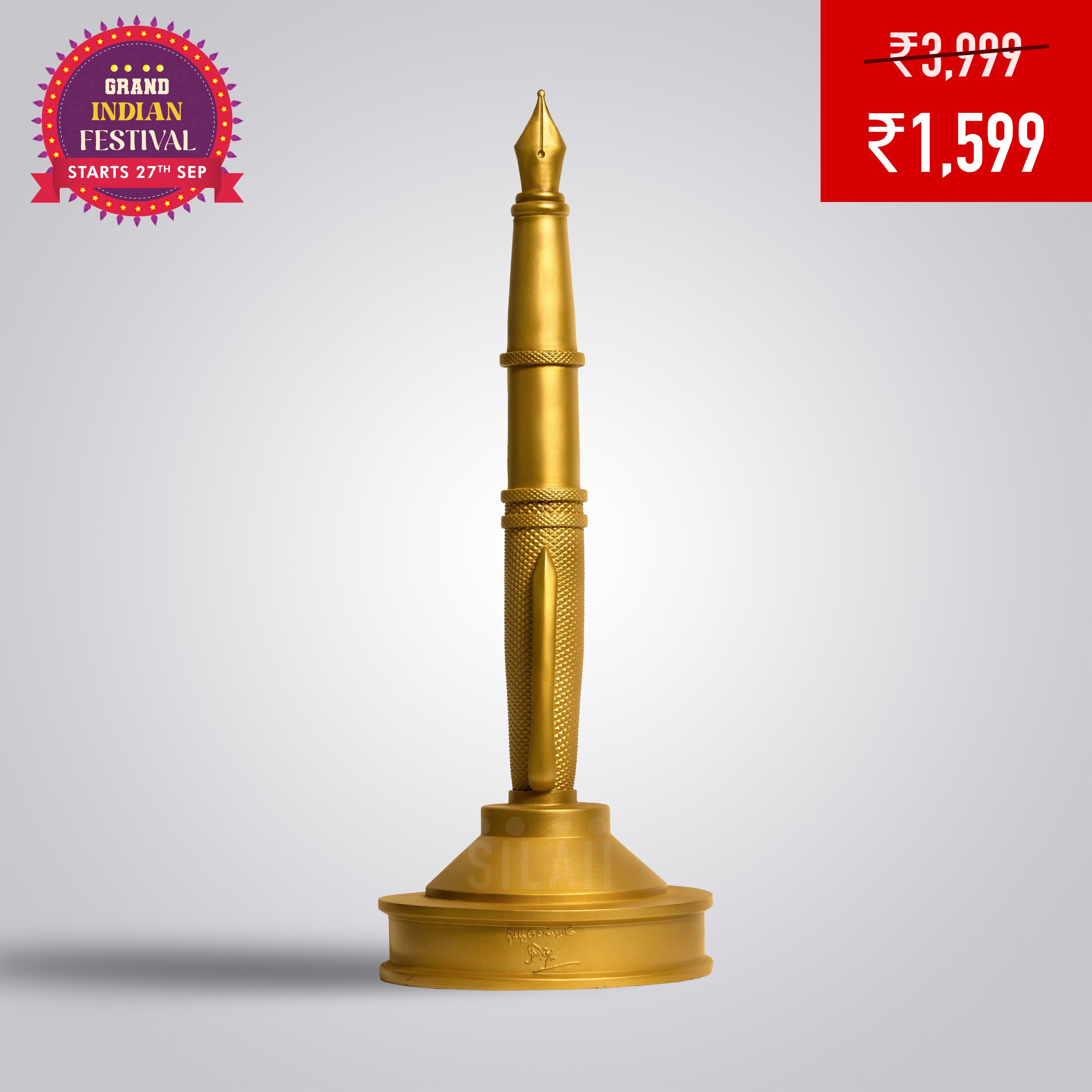 Kalaignar Pen Sculpture | Buy Now | SILAII.COM