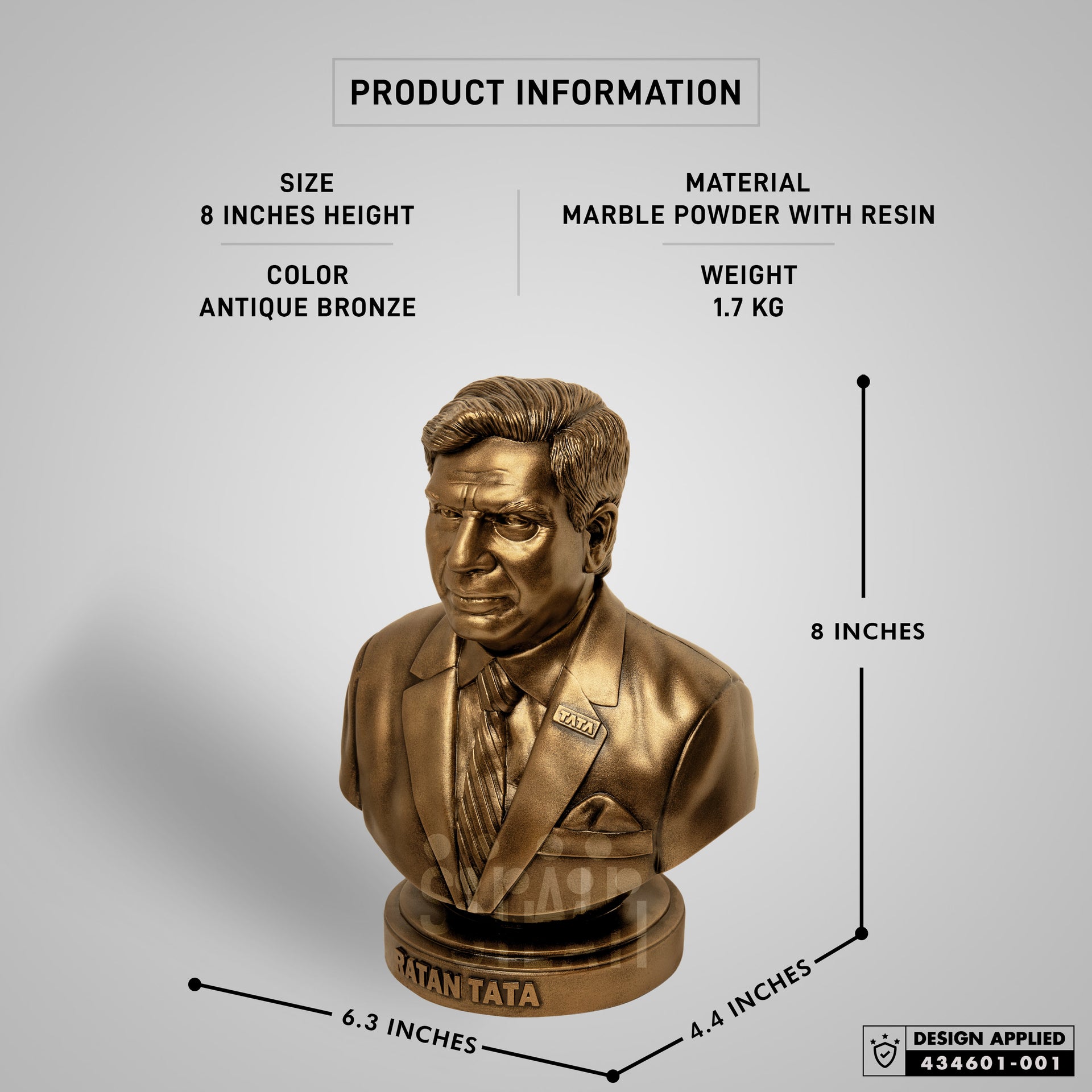 Ratan Tata Bust Sculpture | Buy Now | SILAII.COM