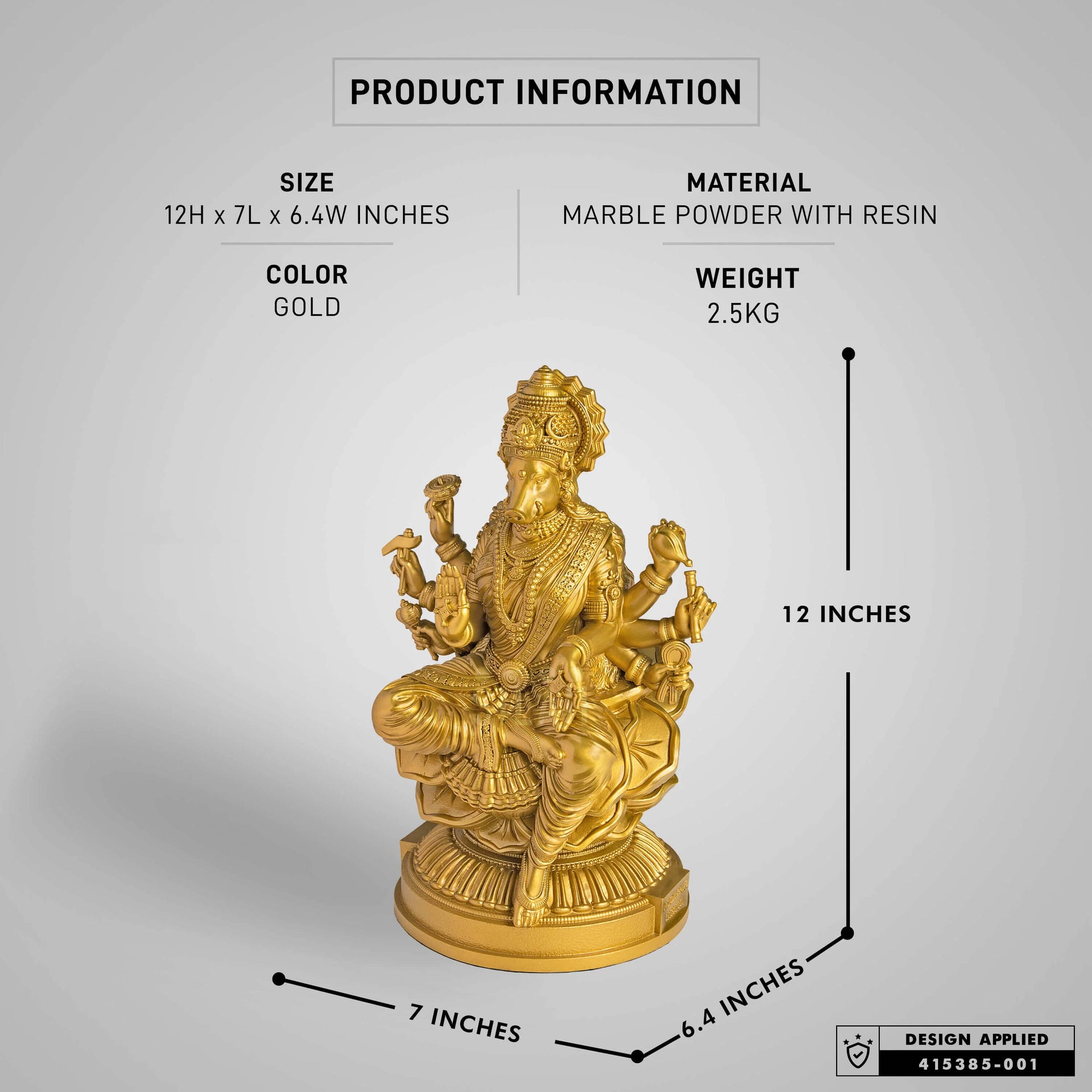 Goddess Varahi Divine Sculpture | Buy now | SILAII.COM