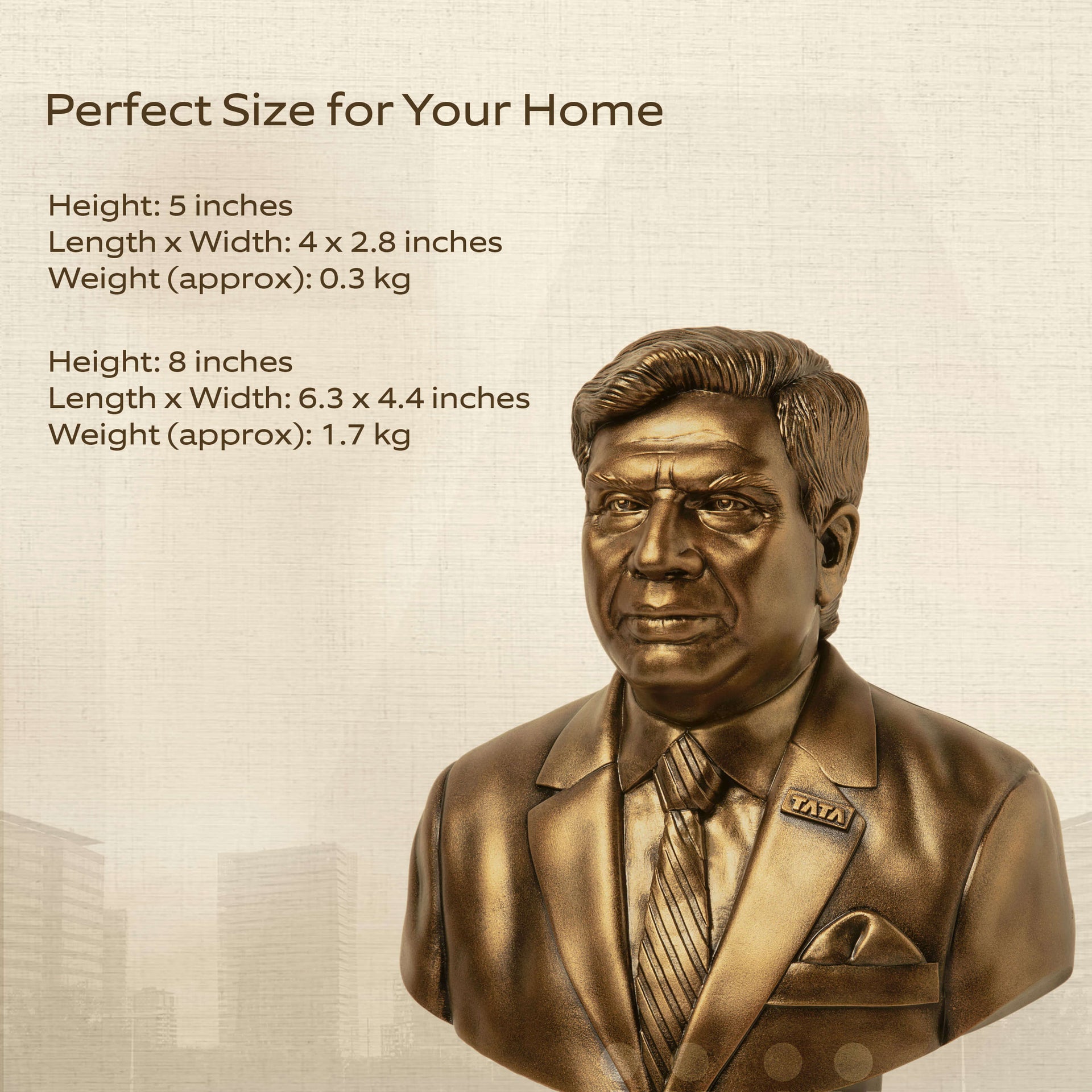 Ratan Tata Bust Sculpture | Buy Now | SILAII.COM