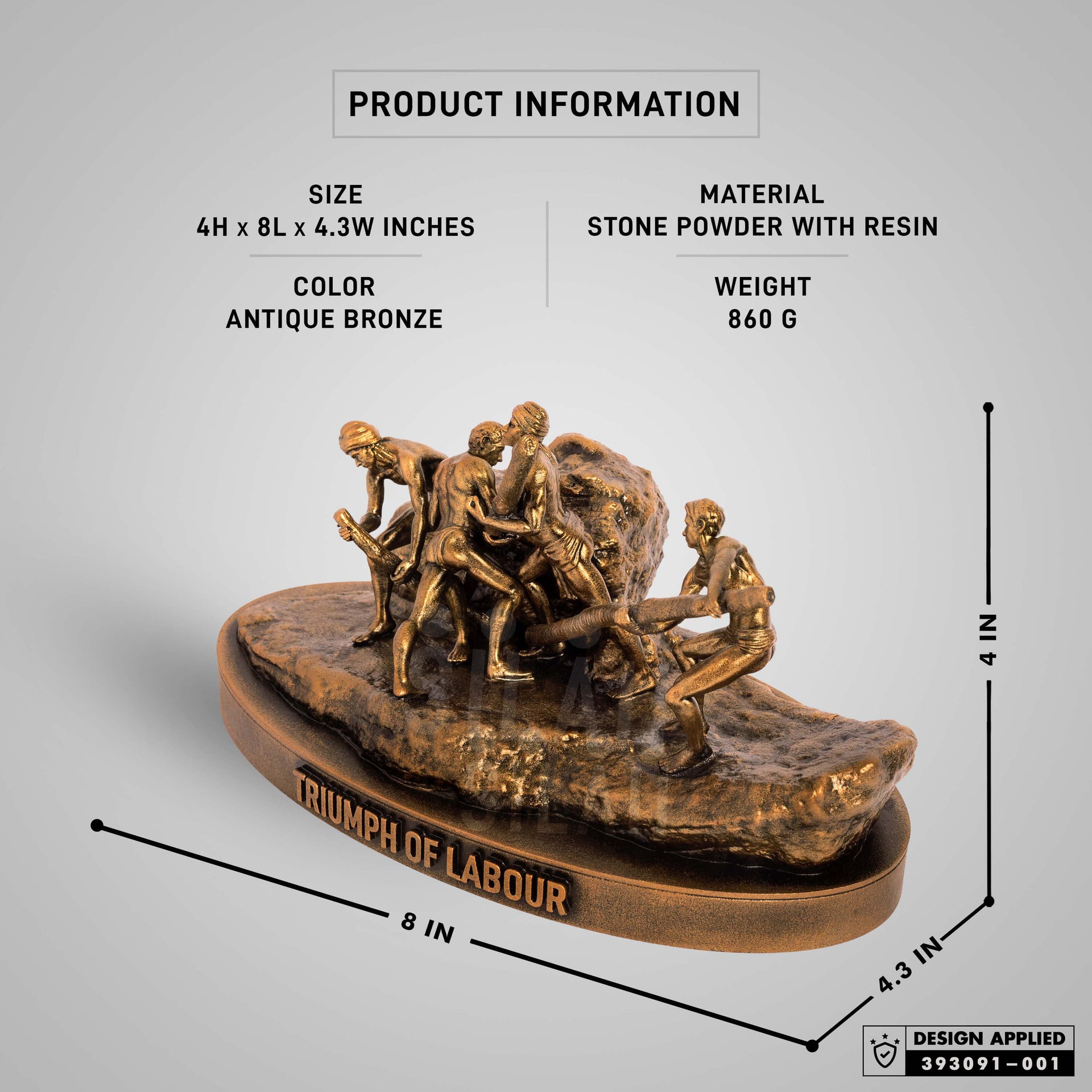 Triumph of Labour - Monumental Sculpture | Buy Now | SILAII.COM