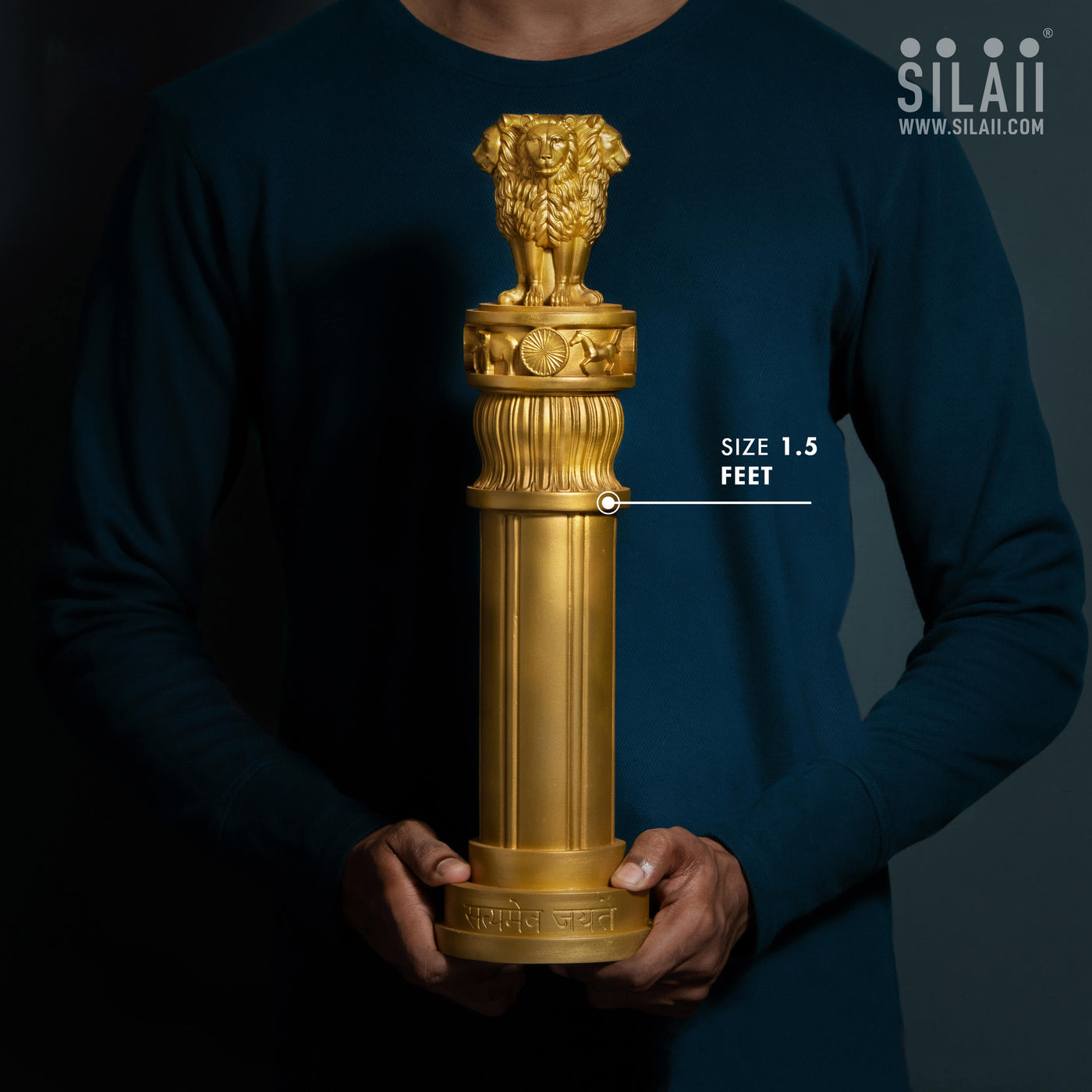 Ashoka Pillar Sculpture | National Emblem | SILAII