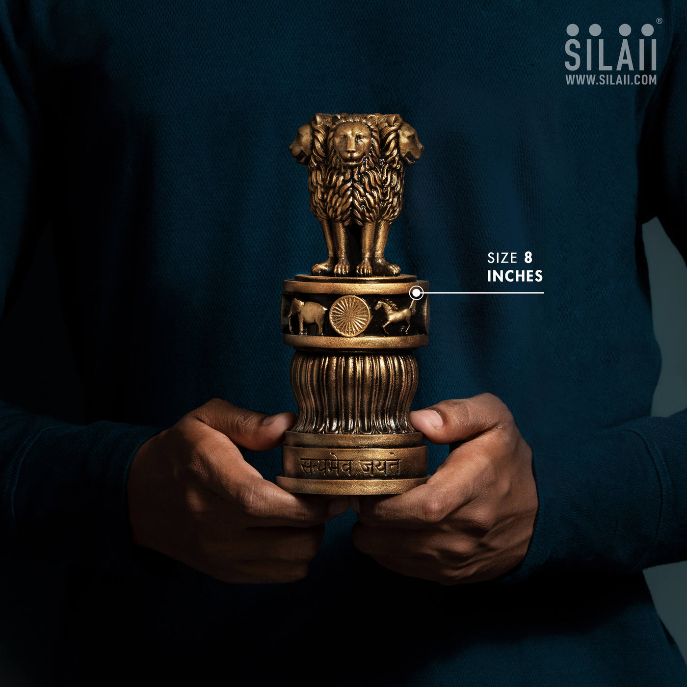 Ashoka Pillar Sculpture | National Emblem | SILAII