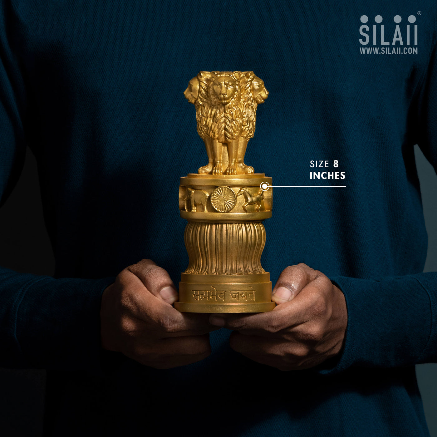 Ashoka Pillar Sculpture | National Emblem | SILAII
