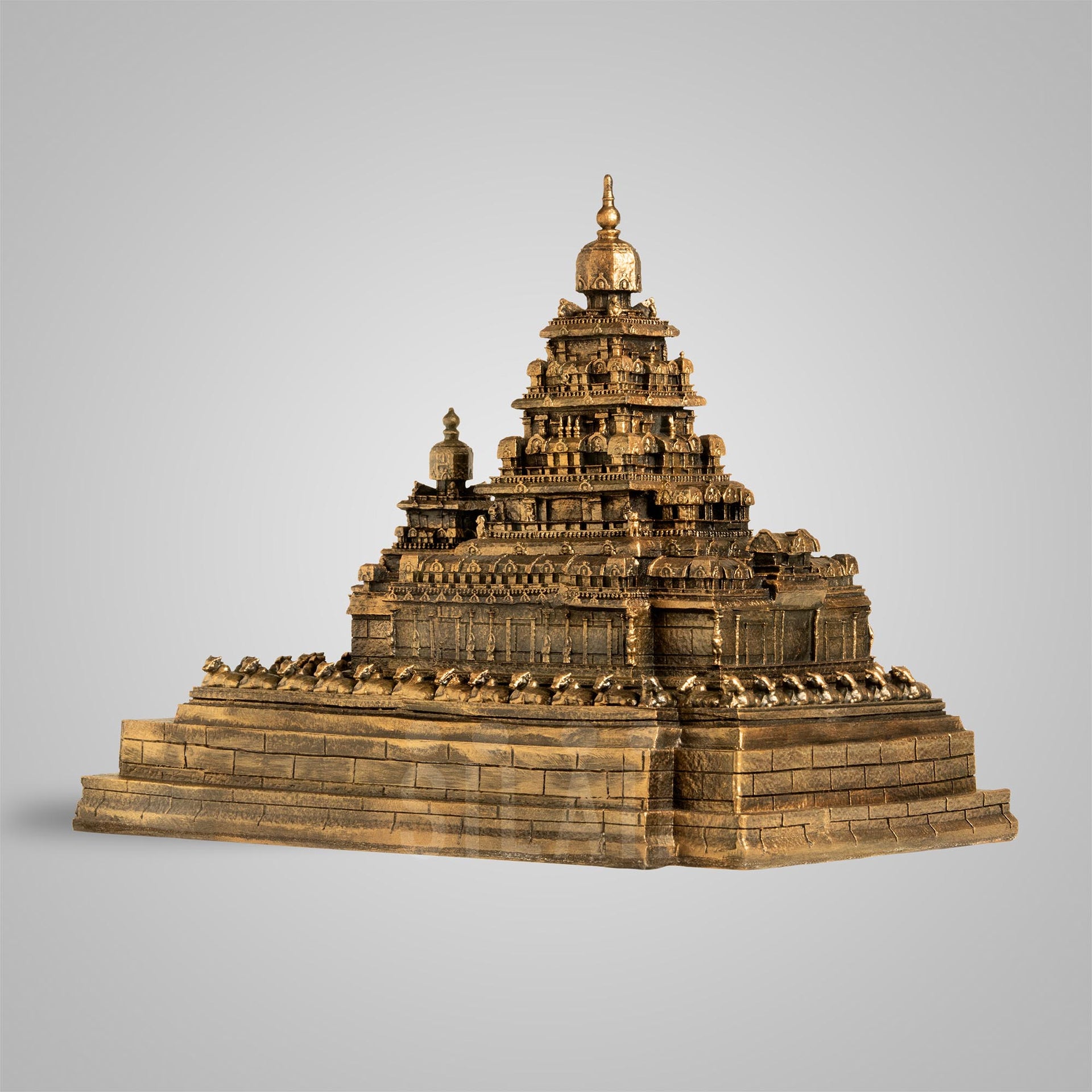 Replica Of Mahabalipuram Shore Temple as a Sculpture | Buy Now | SILAII.COM