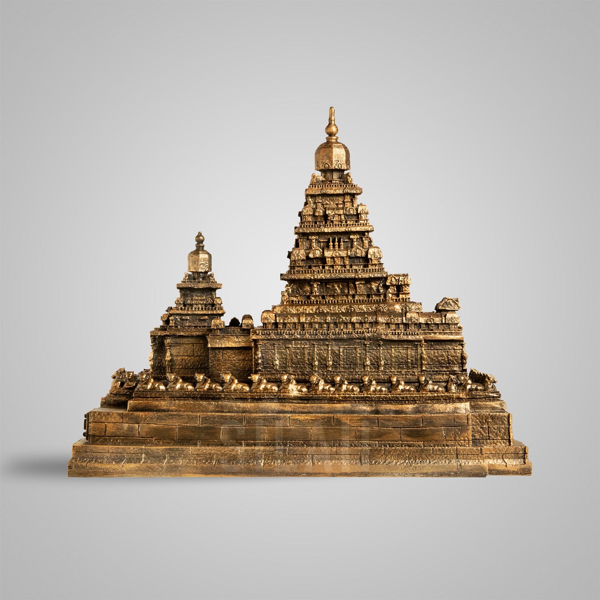 Replica Of Mahabalipuram Shore Temple as a Sculpture | Buy Now | SILAII.COM