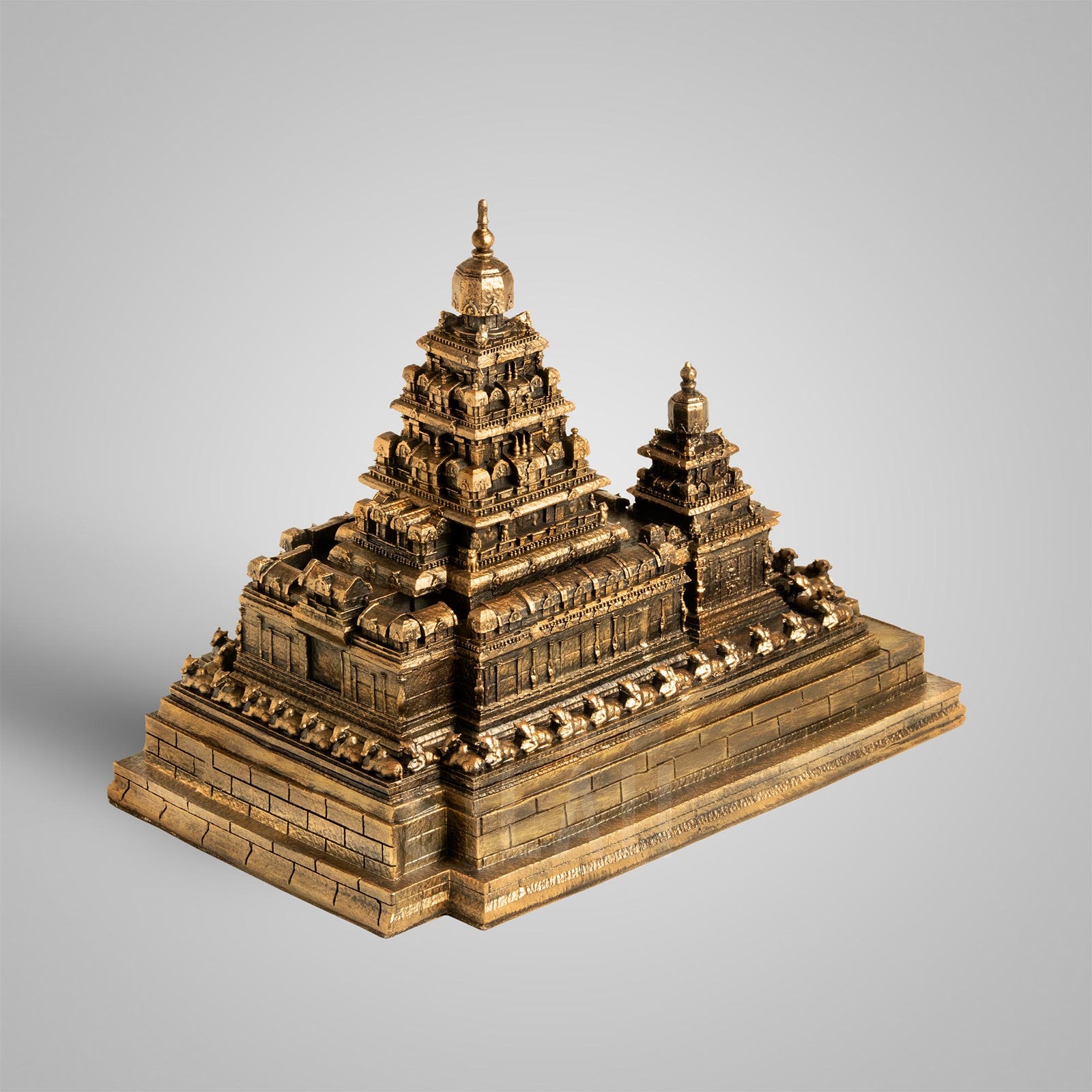 Replica Of Mahabalipuram Shore Temple as a Sculpture | Buy Now | SILAII.COM
