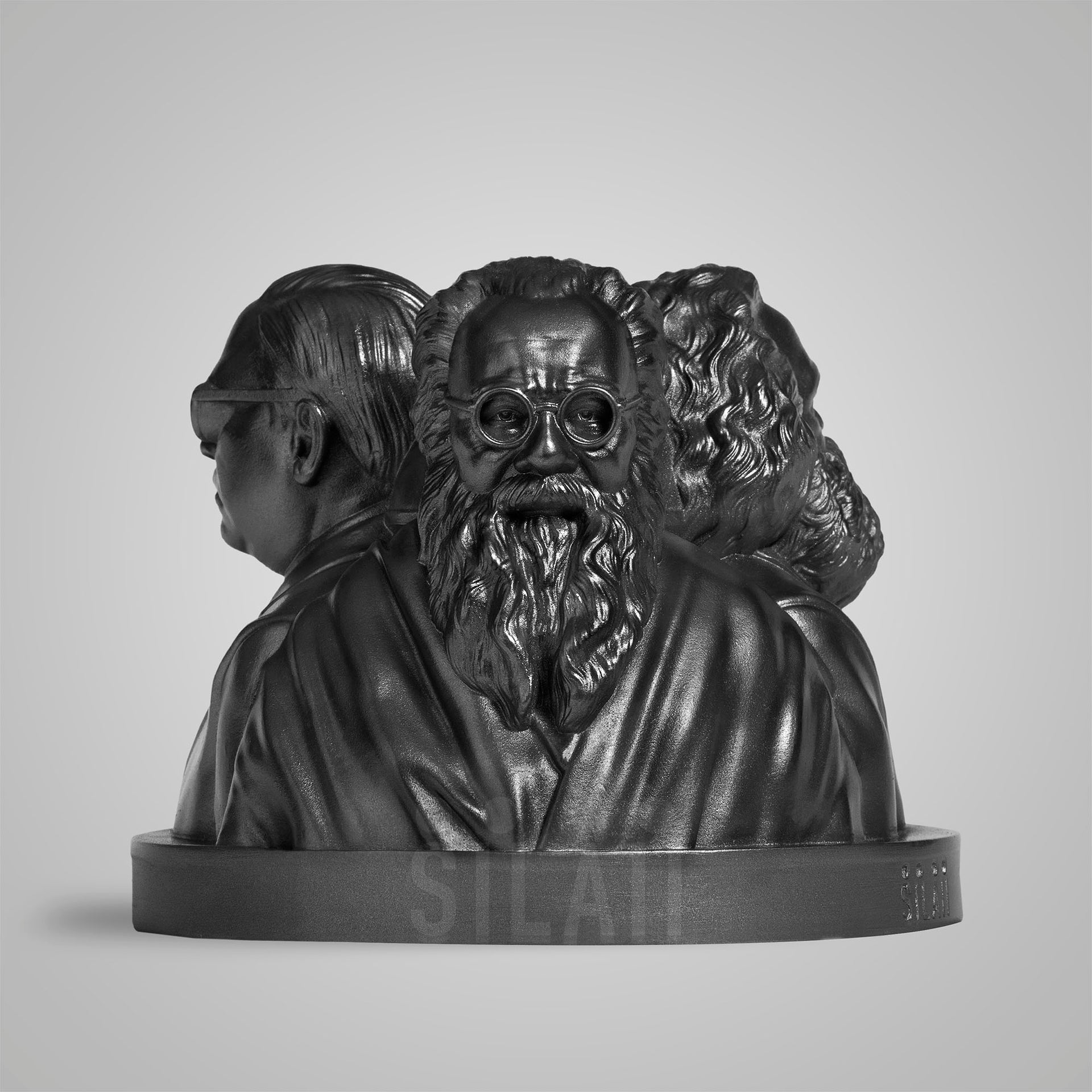 Three Face Sculpture of the Radical Revolutionaries Dr B R Ambedkar ...